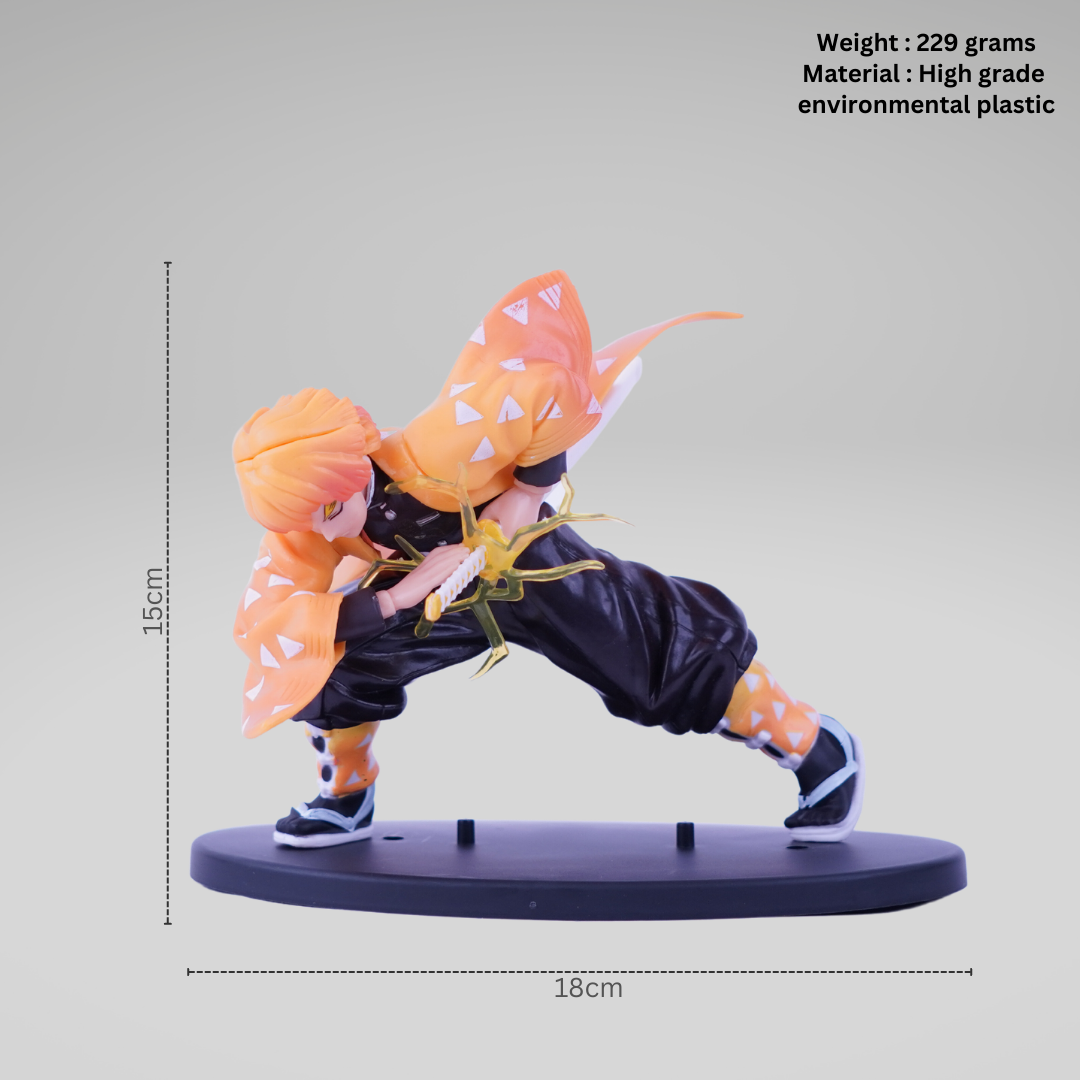 Demon Slayer Anime Zenitsu With Sword Action Figure