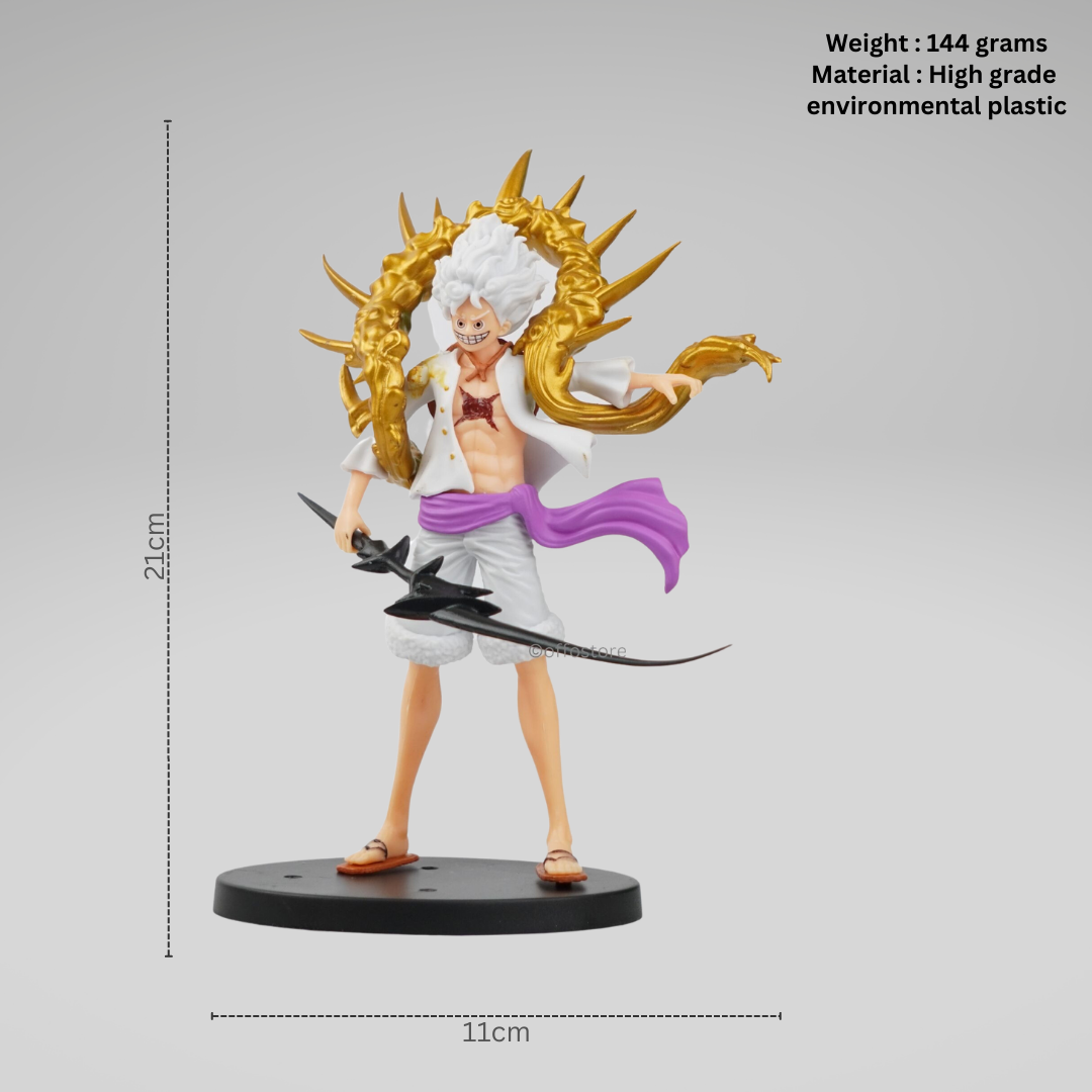 One Piece Anime Luffy Gear 5 Action Figure