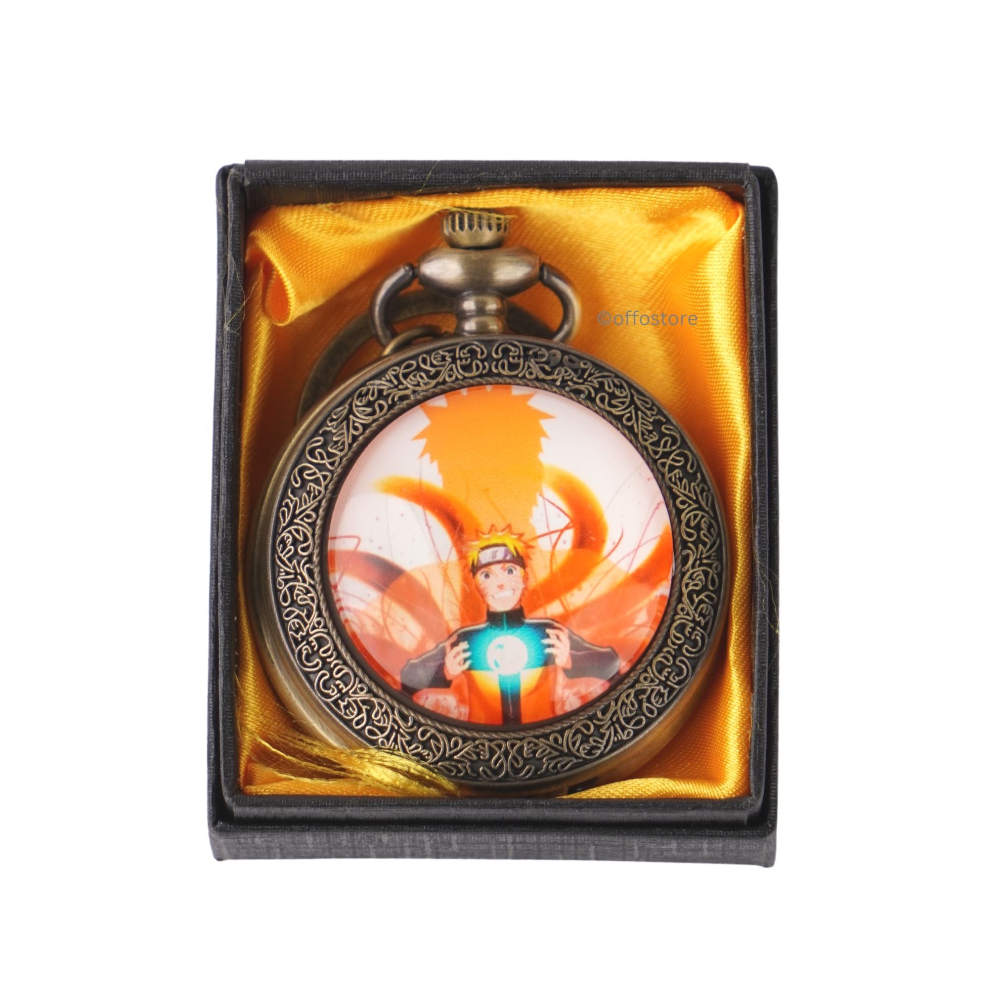 Naruto Anime Rasengan Pocket Watch Keychain