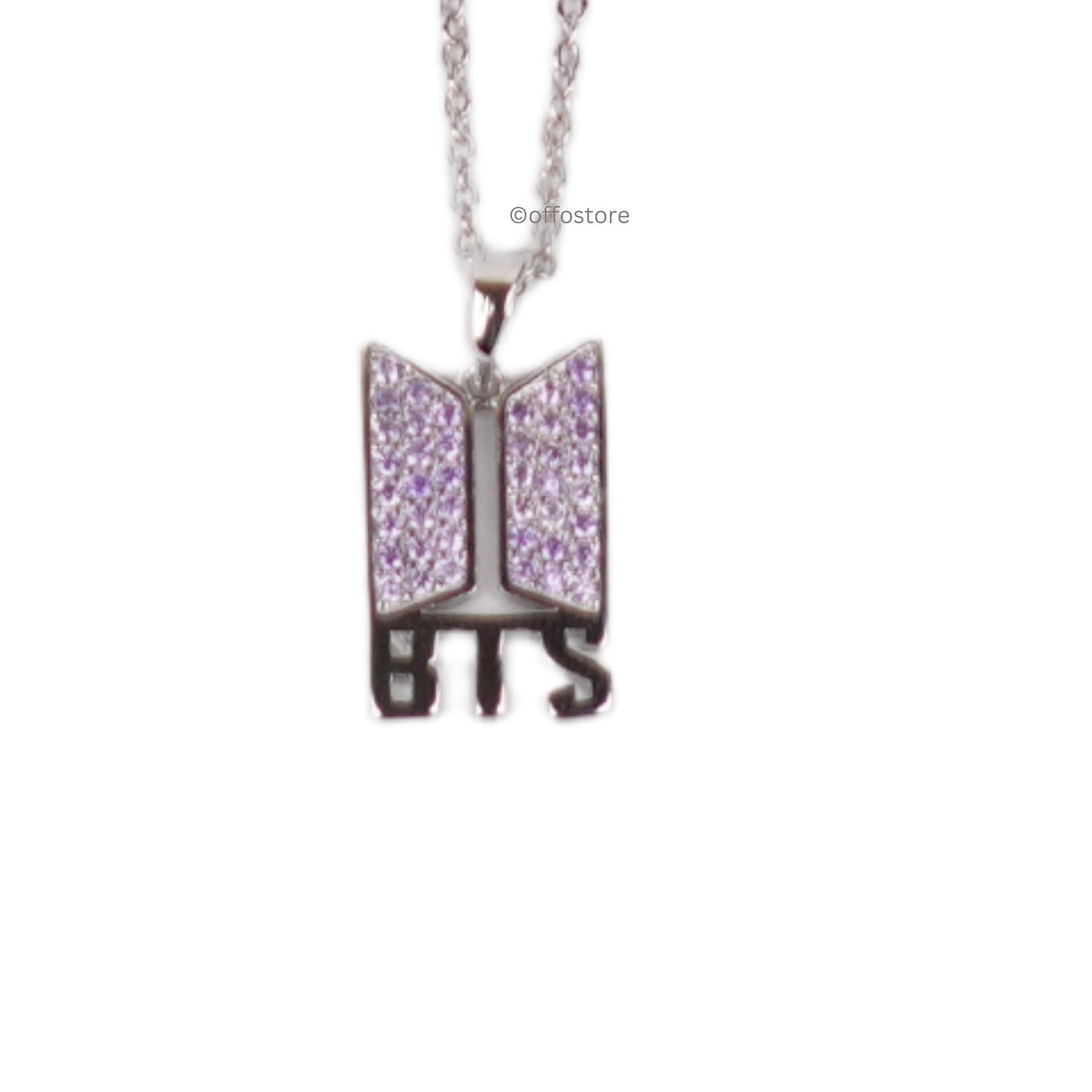 BTS logo Violet Locket