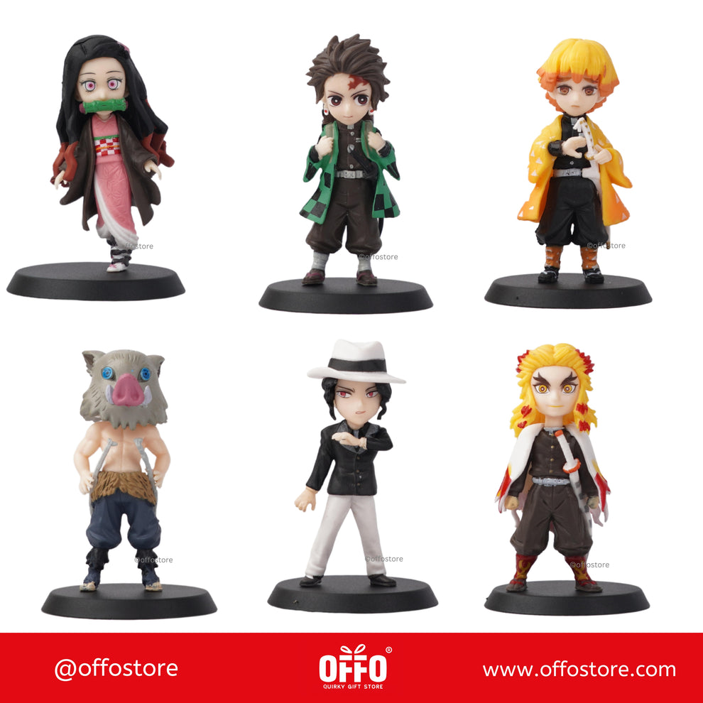 Demon Slayer Anime Action figures Set of 6