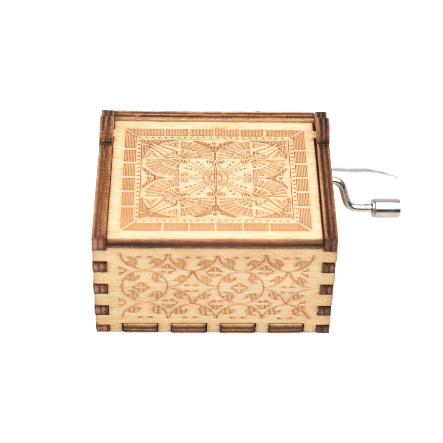 You Are My Sunshine C Wooden Hand Cranked Engraved Music Box