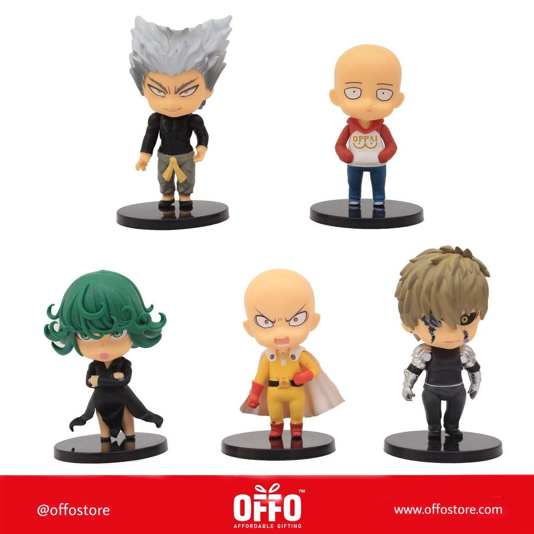 One-Punch Man Action figures set of 5 [9-10 cm]
