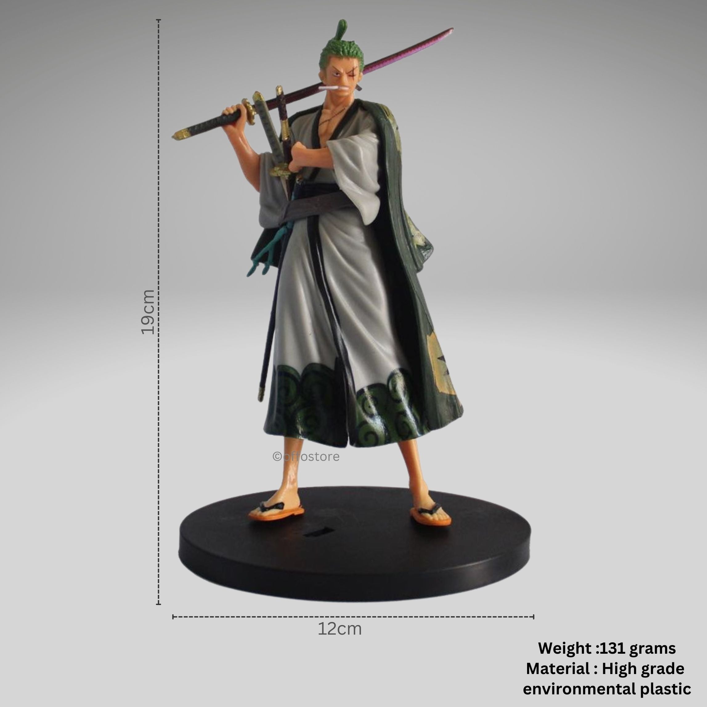One Piece Anime Roronoa Zoro - B Action Figure [18CM]