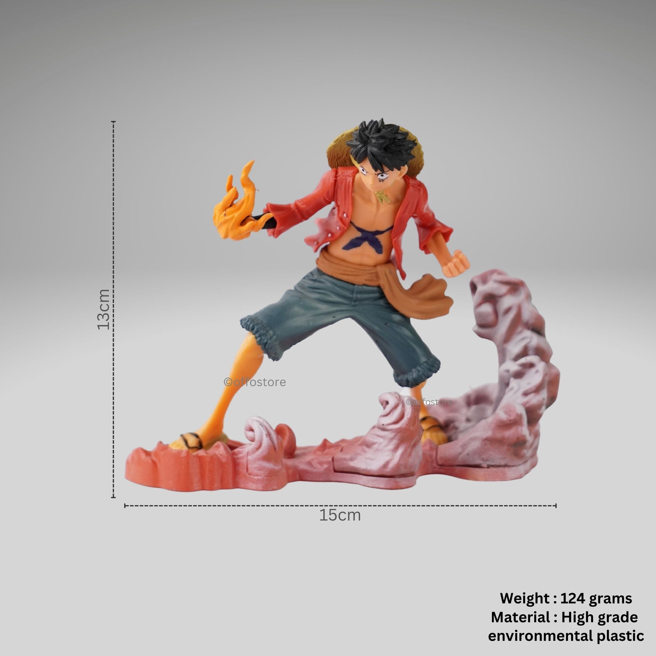 One Piece Anime Monkey D Luffy Action Figure J