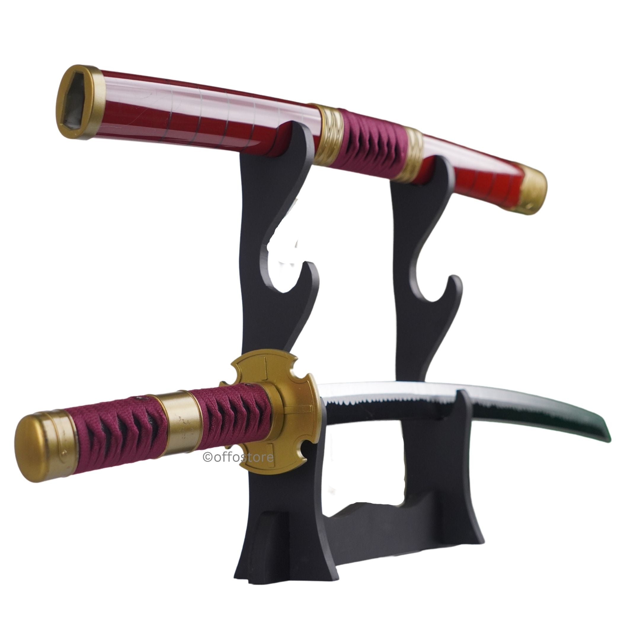 One Piece Anime Zoro Sandai Kitetsu Wooden Life Size Practice Katana W