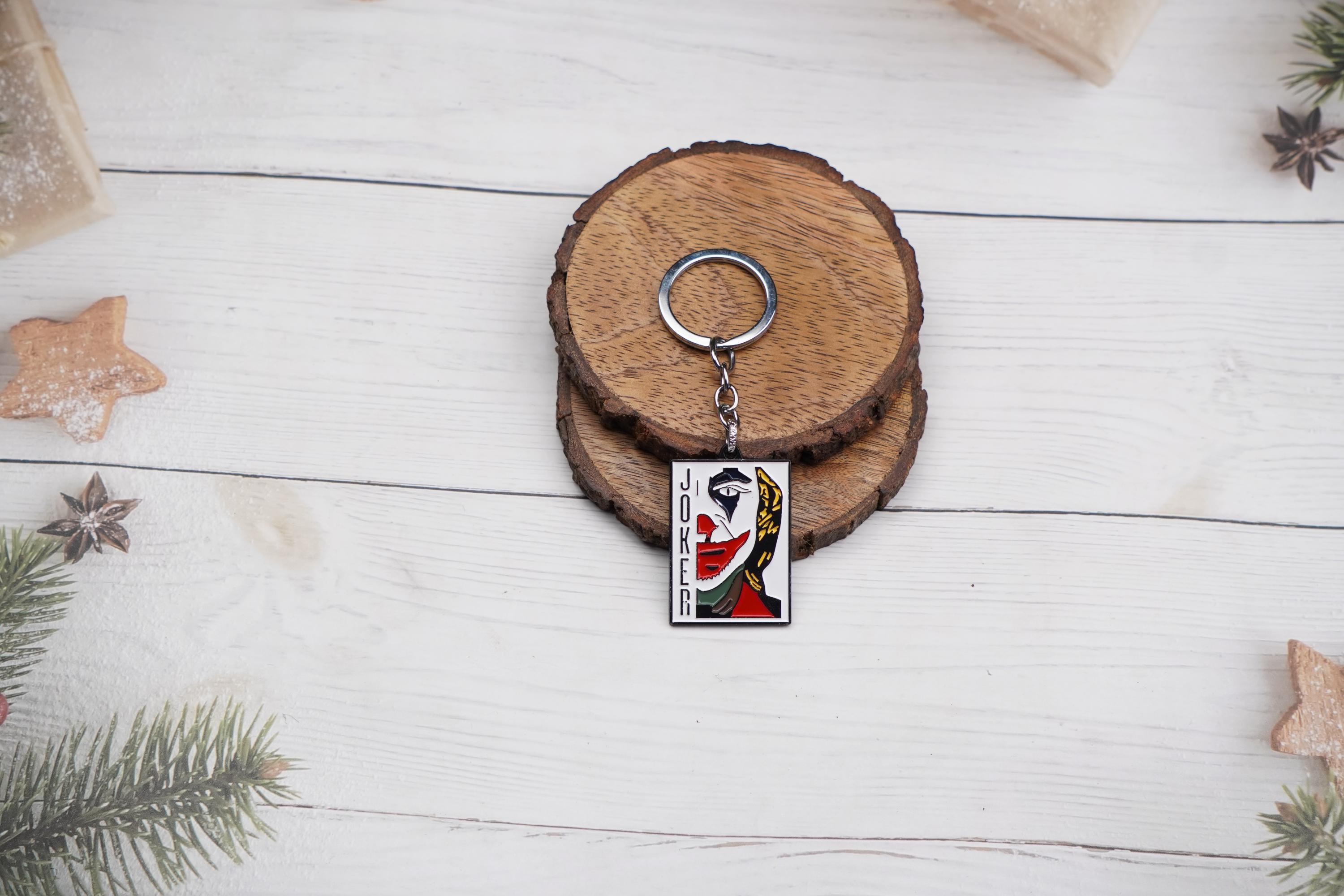 Joker Metal Keychain