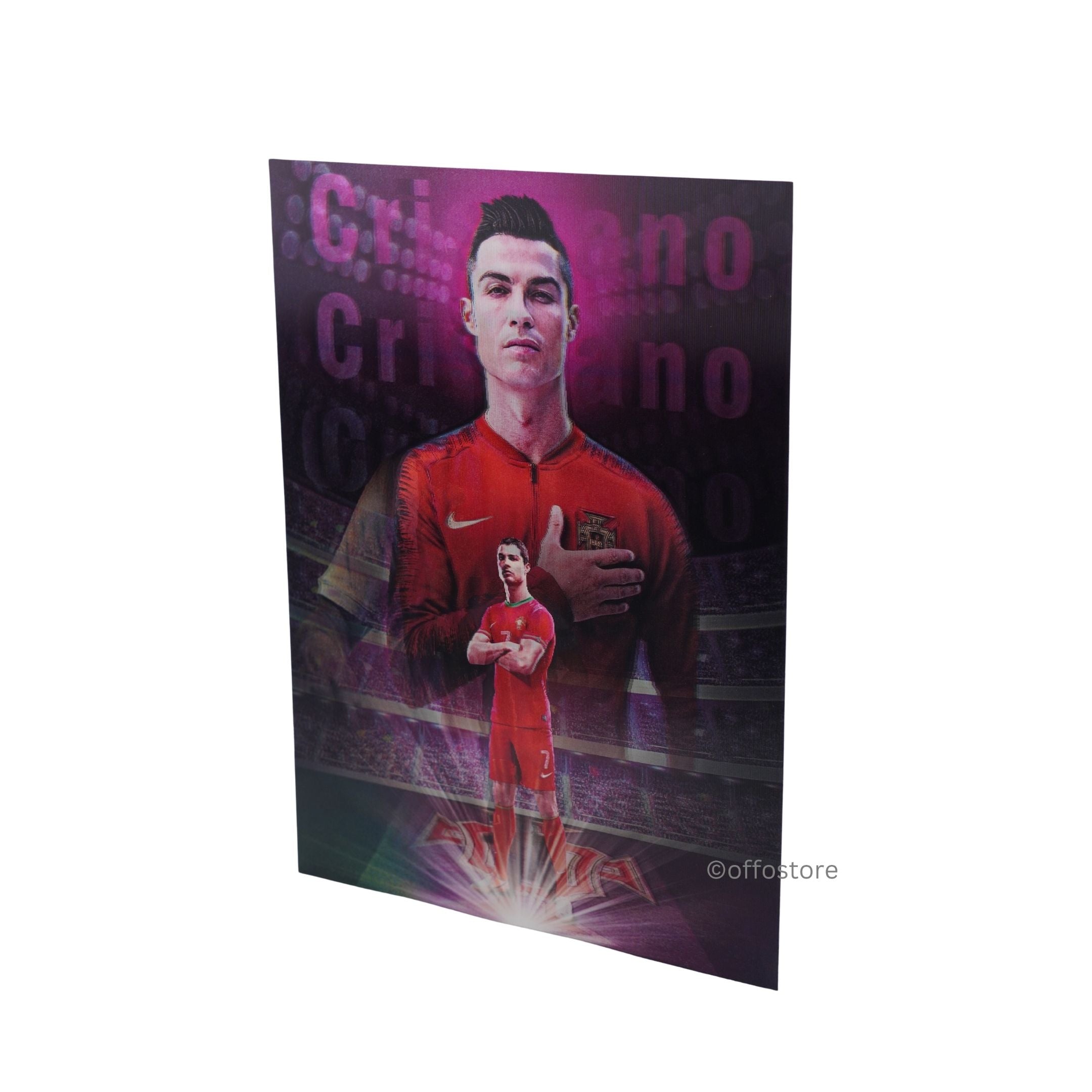 Cristiano Ronaldo 3D Poster