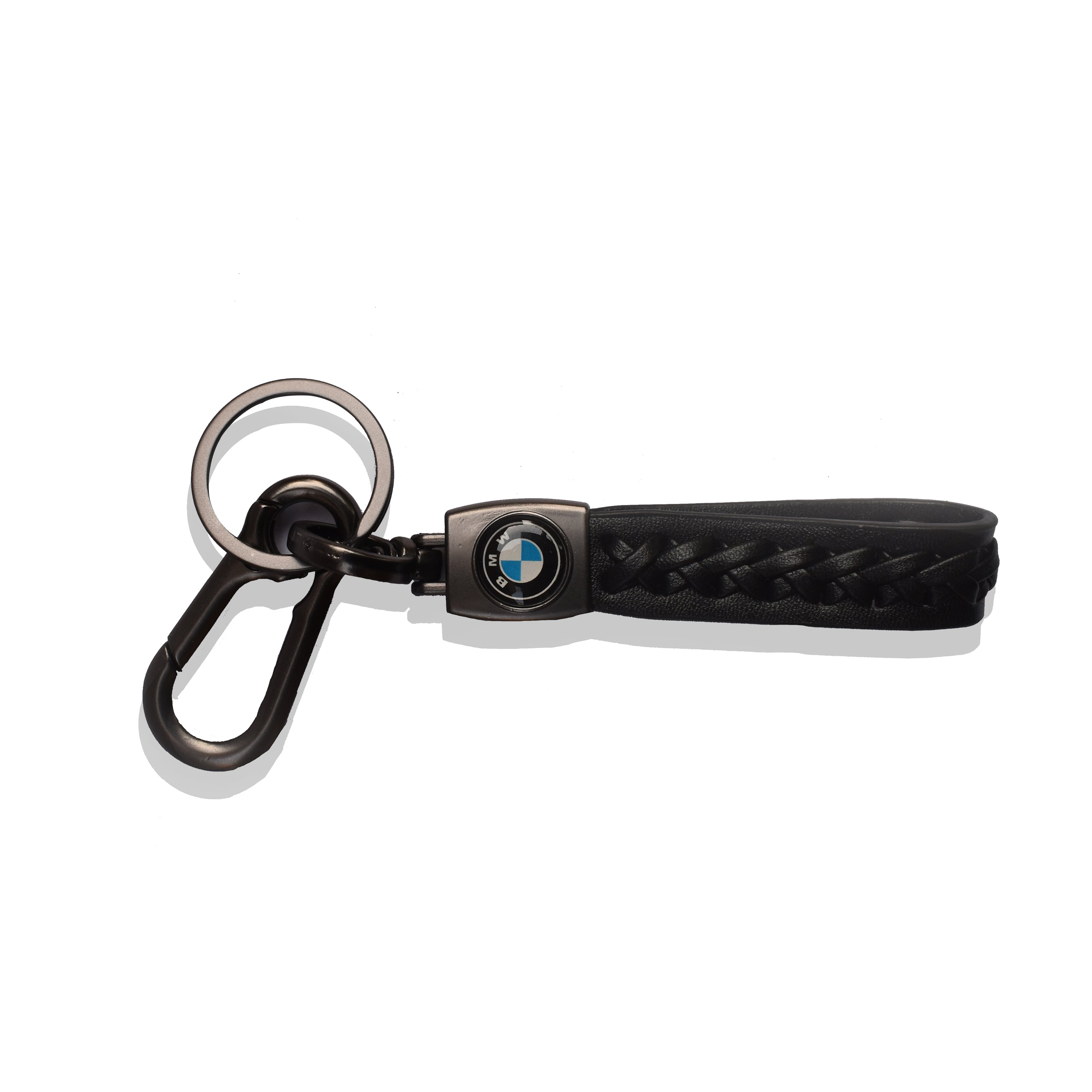 BMW Leather Keychain