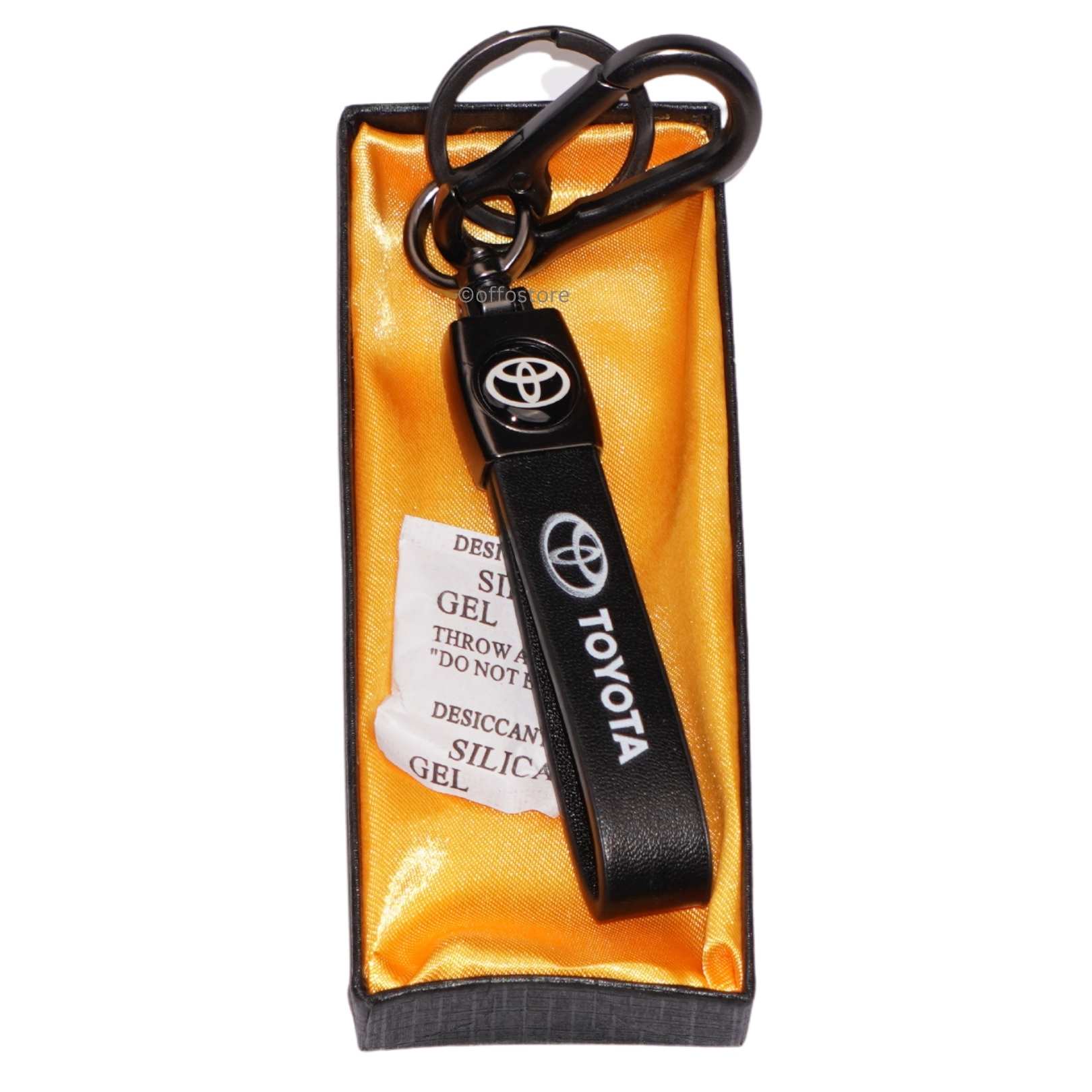 Toyota Symbol Leather Keychain